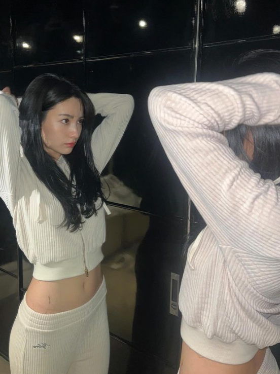 얼굴도 예쁜데 8등신 여배우172cm49kg실물체감샷애슬레저룩 어썸클