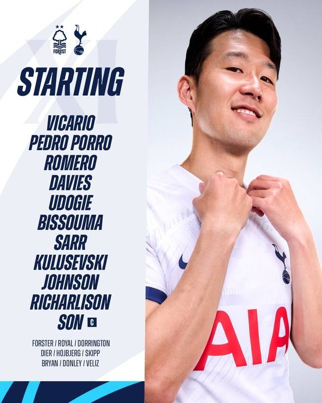 '좌측 윙 선발' 손흥민, 88분+쿨루셉스키 1G 1AS...토트넘, 노팅엄에 2-0 승→2연승 질주