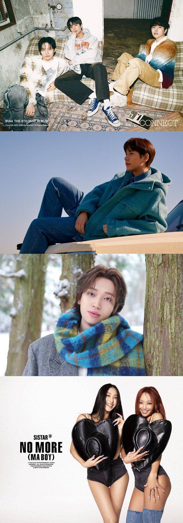 B1A4·규현·니엘·씨스타19, 반가운 얼굴들의 컴백 [ST이슈]