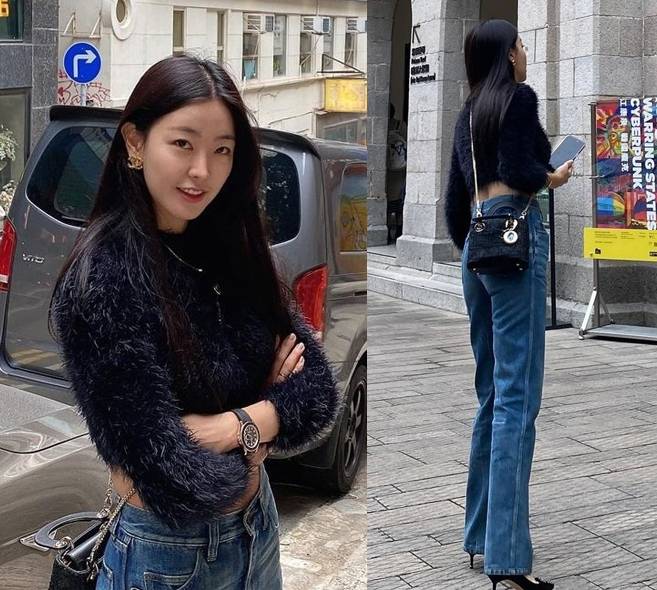 고원희 다리길이 몇이야” 우월한 비율 뽐낸 홍콩 여행 크롭 니트 청바지룩 스타와 패션