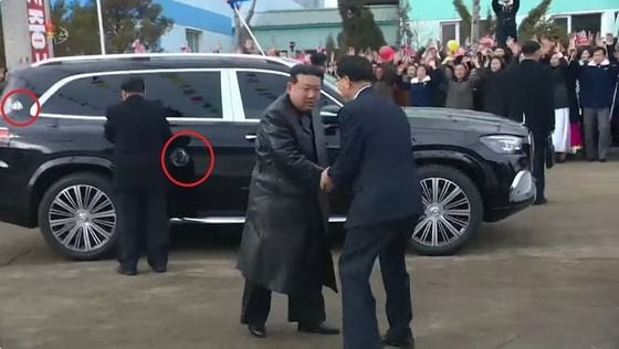 김정은 신형 마이바흐 Suv벤츠 북한 유입 경위 조사”