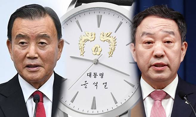 단독 홍성에 뿌려진 윤석열 대통령 시계선관위 조사 착수