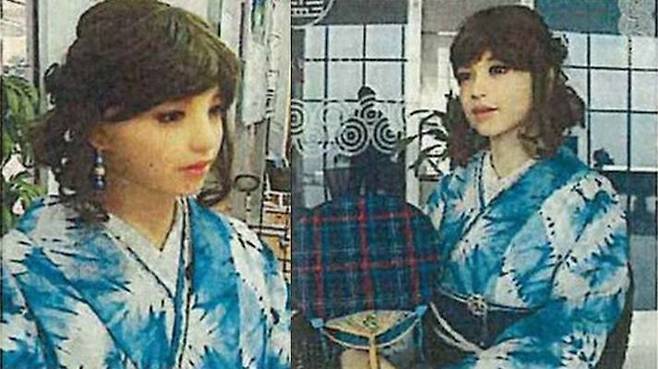 관광객 끌려고 공항에 기모노 리얼돌 세운 日 지자체 논란
