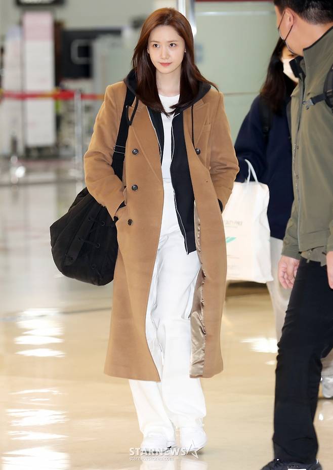 윤아 꾸안꾸 공항패션[★포토]