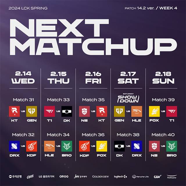 [LCK] 설날 브레이크 지난 스프링, 젠지 개막 연승 이어질까