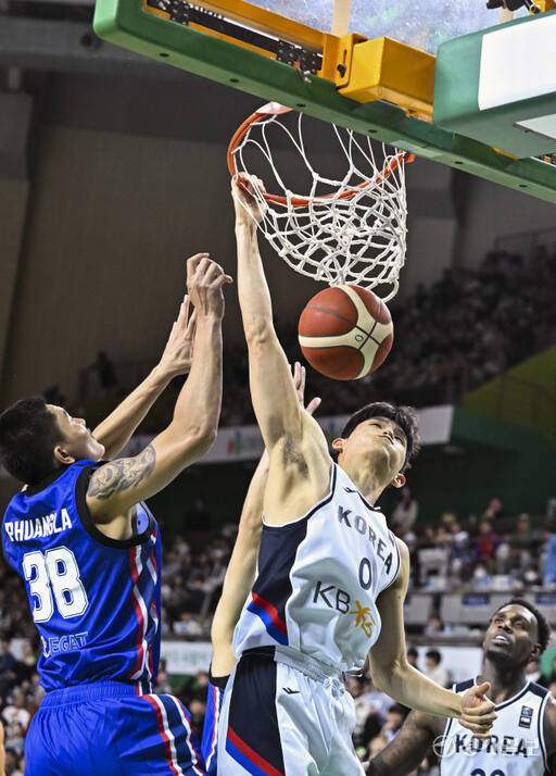 농구대표팀 Fiba 아시아컵 예선 태국에게 96 62로 승리 포토뉴스