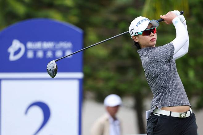안나린, 블루베이 LPGA 2R 공동 선두…최혜진 1타 차 단독 3위