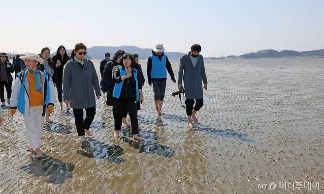 관광 차관 장미란 3월엔 여기로 태안행 기차에 올랐다