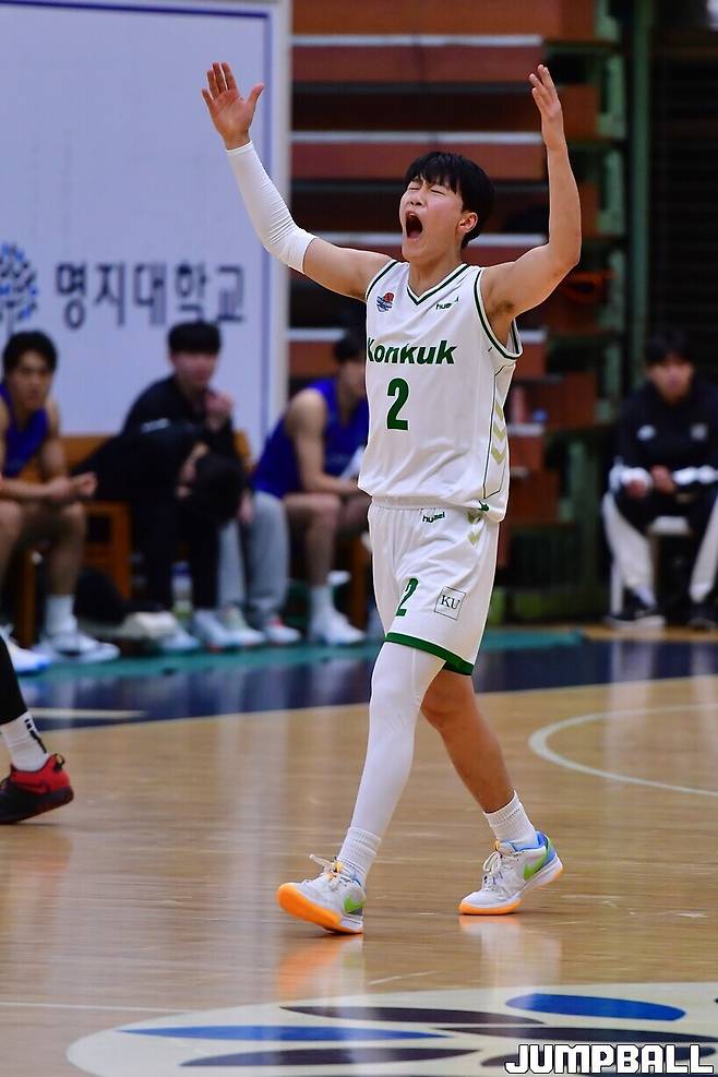 ‘프레디 조환희 더블더블 건국대 명지대 꺾고 시즌 첫 승 신고