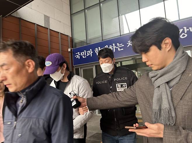마약 투약 혐의 오재원 구속송치묵묵부답