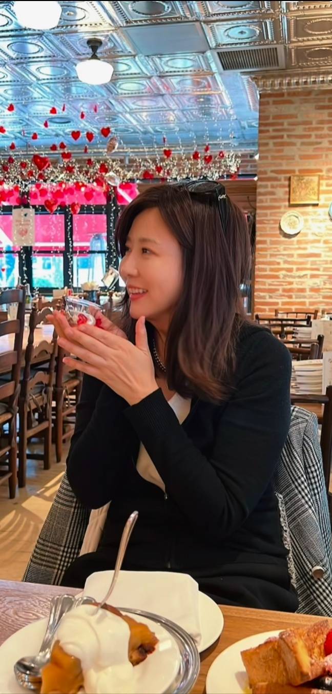 양정아 여전한 절대 미모세련된 체크 재킷 카디건 패션 스타와 패션