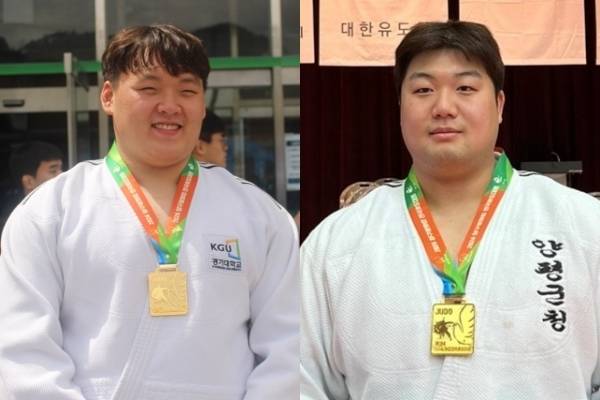 문규선·이승엽 양구평화컵유도 男 100㎏급 동반 패권