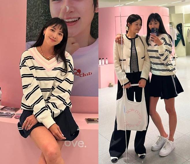 오윤아 한지혜랑 예쁜 엄마들의 예쁜척 감탄 부르는 미니스커트 패션 스타와 패션