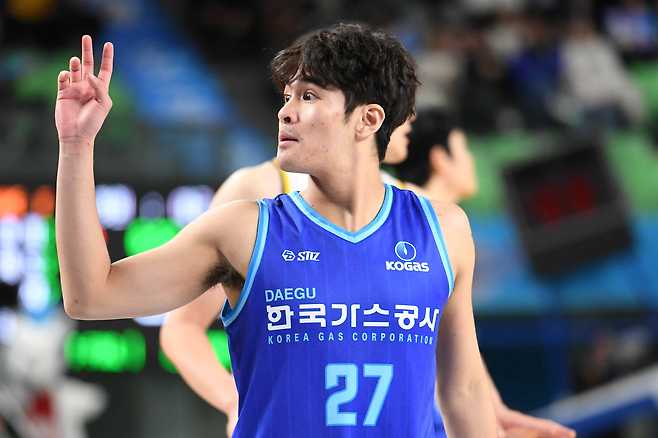 '벨란겔 2년 더!'‥KBL 첫 필리핀 선수 벨란겔, 가스공사와 2년 재계약