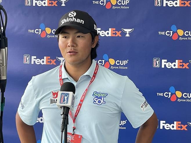 PGA 투어 올해 첫 톱10 챙긴 김성현 "친숙한 CJ 로고와 한식 실컷 먹었더니 샷이 잘돼"