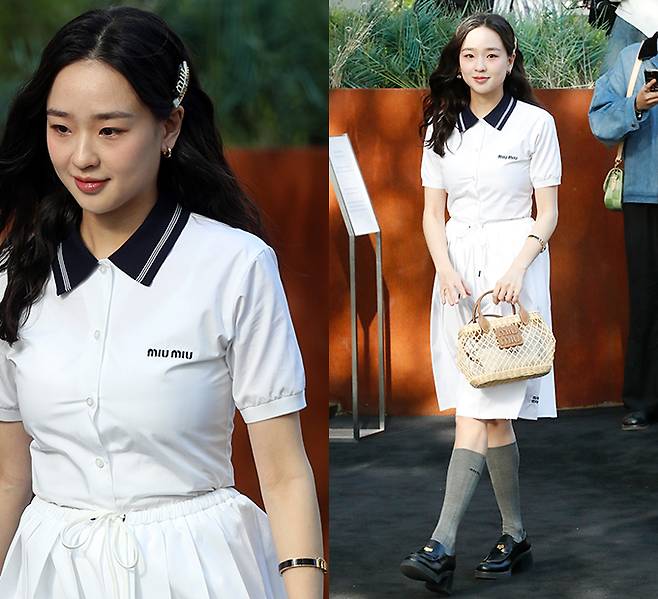 손연재 출산 3개월 만에 행사 참석모델과 같은 옷 다른 느낌