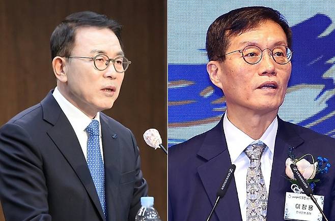 은행연합회 한은 총재와 간담회고금리 리스크 관리 노력