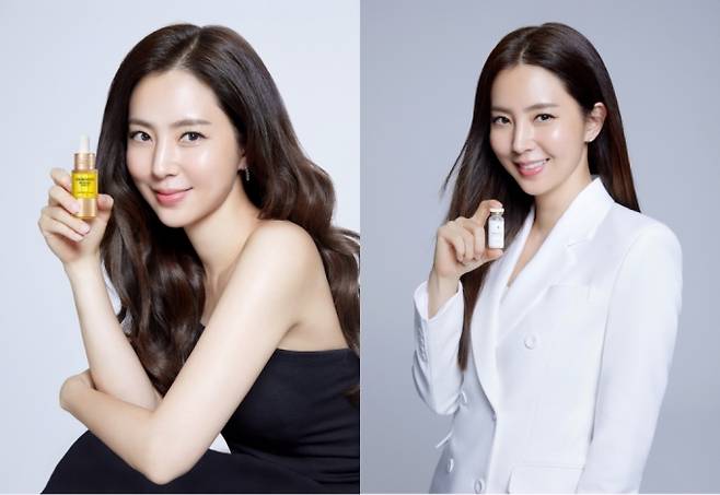 한채아 울트라브이 울트라콜 이데베논 앰플 모델 계약 연장