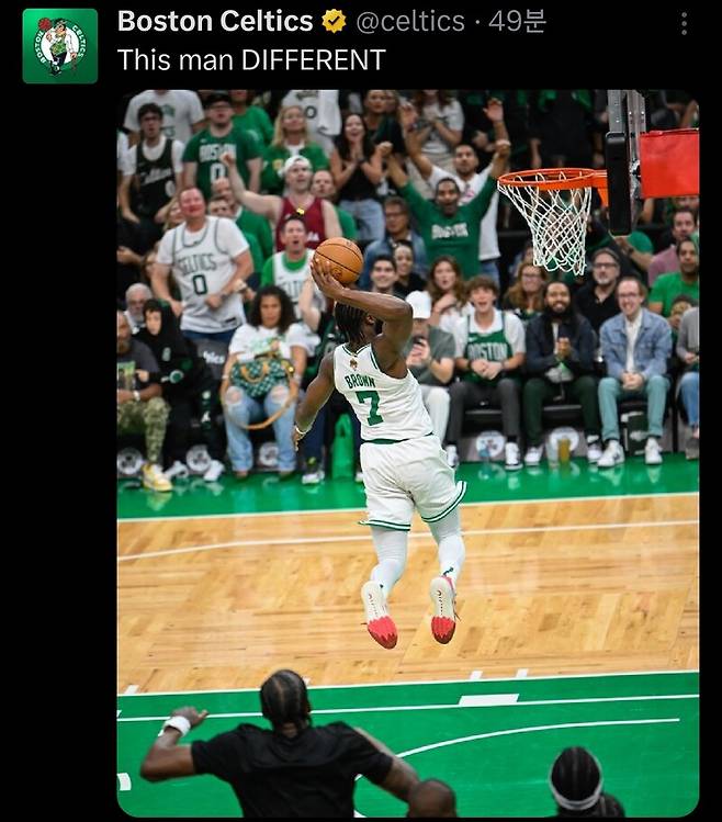 Nba Final ‘브라운 포르징기스 공수 맹위 보스턴 댈러스 꺾고 시리즈 첫 승