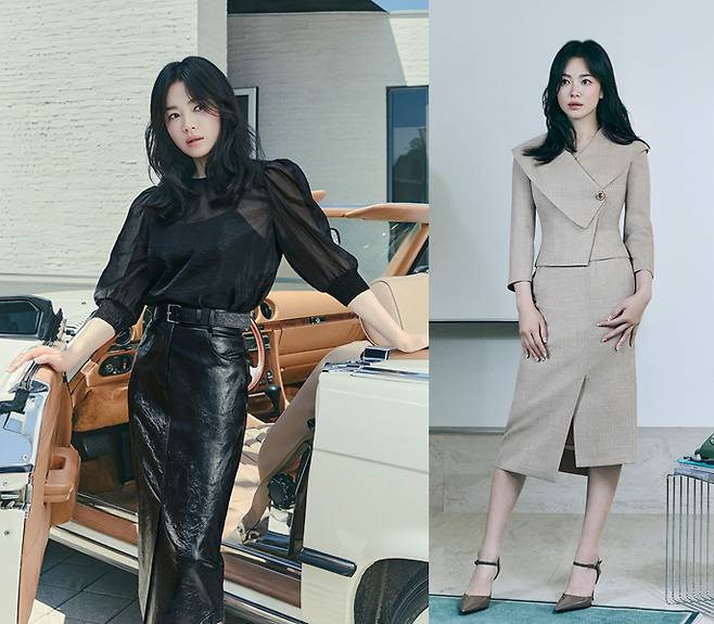 송혜교 범접불가 우아美 독보적 ‘가을 여신 화보 공개 스타와 패션