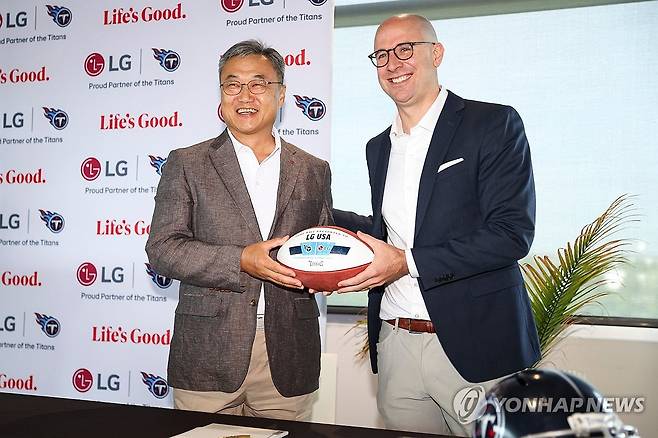 LG전자, NFL '테네시 타이탄스' 후원