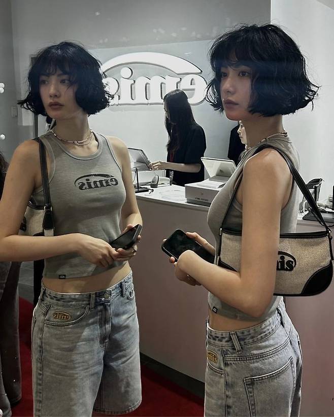 나나 전신 타투 다 지웠다단발로 파격 변신
