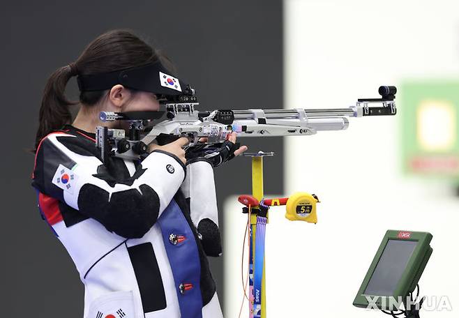 반효진 공기소총 10m 우승한국 하계올림픽 100호·최연소 金종합2보 파리 2024