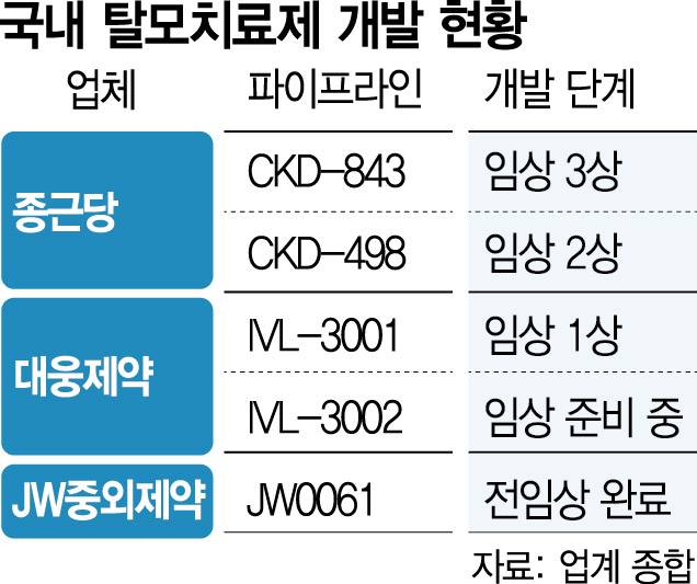 이제 탈모 약 먹지 마세요···경구용 대신 주사제 개발 박차