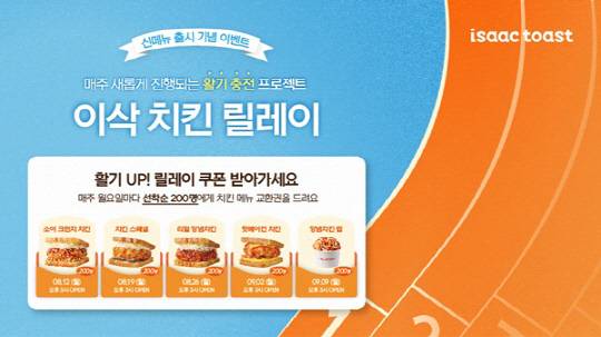 이삭토스트 신메뉴 `소이 크런치 치킨` 출시