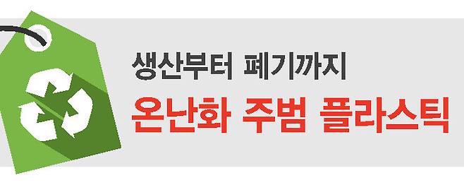 온난화 주범 플라스틱 온실가스 연 19억톤 뿜는다