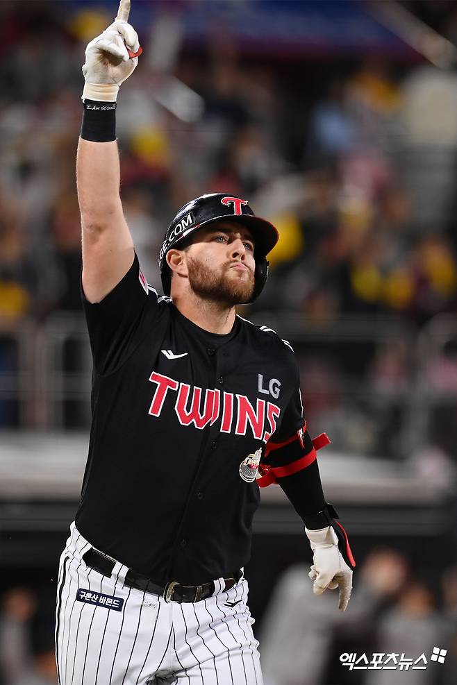 '수원 스리런 데자뷔' LG 오스틴 "공 잘 보여 무리하다 삼진 당했는데…" [준PO3]