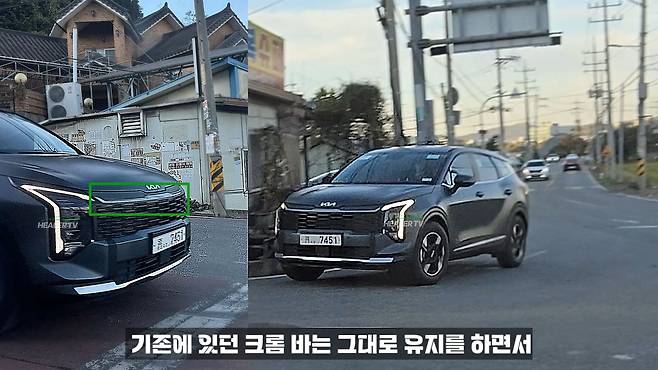 다들 칭찬한다는 기아 스포티지 페이스리프트 주행 모습 최초 포착 카텍 뉴세이