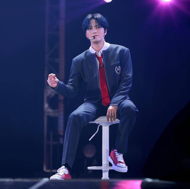 김재중 20주년 콘서트에 병원 투혼 아침에 목이 안 움직여