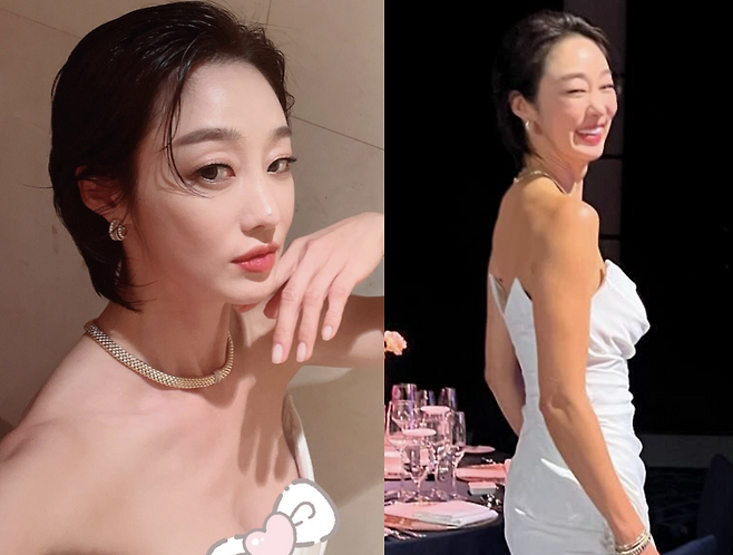 최여진 41살 맞아 화이트 드레스 입고 여신자태 스타픽