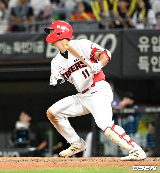 6경기 타율 0400ops 1000 Kia 윤도현 2025년 1군에서 본격적으로 기회 받아 천재타자 위상 증명할까