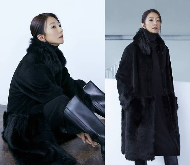 김희애 우아한 연말 모임룩 은근히 시선끄는 럭셔리한 홀리데이룩 패션엔