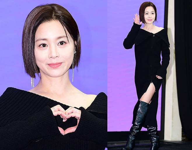 서영희 너무 찢어진 치마 모두가 놀란 고혹적 오프숄더 니트 원피스룩 뷰티는 내운명