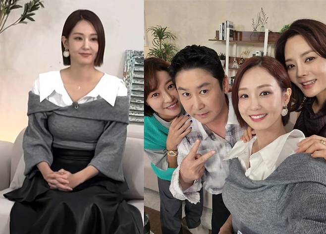 오정연 단추 푼 셔츠에 오프숄더 세련미 똑단발과 잘 어울려 우아한 롱스커트룩 뷰티는 내운명