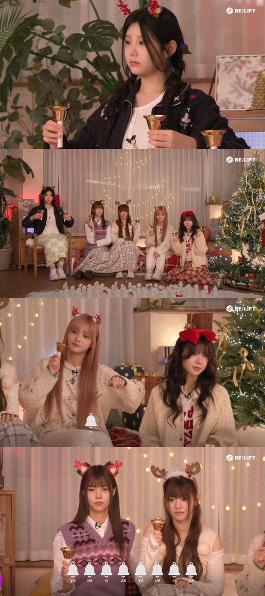 아일릿, 'Cherish'를 핸드벨 연주로..경쾌한 연말 감성