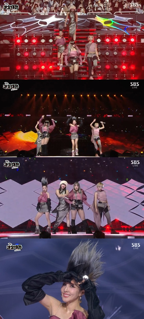 역시 K팝 레전드투애니원 10년만 연말 무대에 관객 떼창 Sbs 가요대전