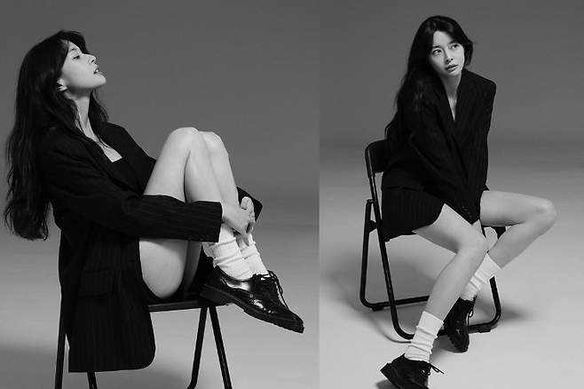 얼굴도 예쁜데 키도 큰 여신 배우172cm실물체감샷믿기지 않는 비율숏팬츠정장룩 어썸클