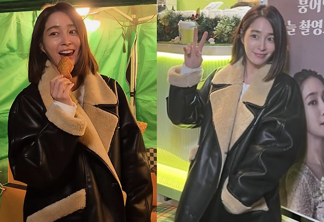 이민정 40대 맞아 단발헤어에 무스탕입은 청순여신 웰니스라이프
