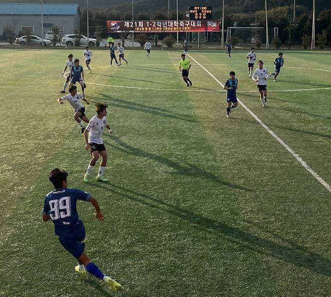 ‘디펜딩 챔피언 용인대 가야대에 5골 폭격토너먼트 진출 확정
