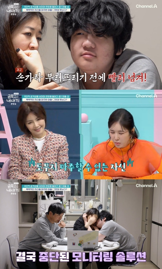 은둔 금쪽이 母 공격 영상에 피식→ 손가락 부러뜨리기 전에” 회피금쪽같은
