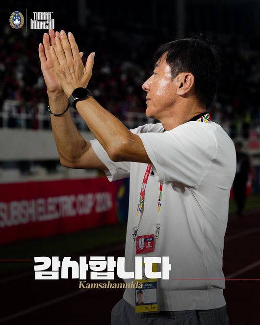 뒤통수 화끈하게 친 인도네시아에 행운 빈 대인배 신태용 월드컵 꼭 진출하기를