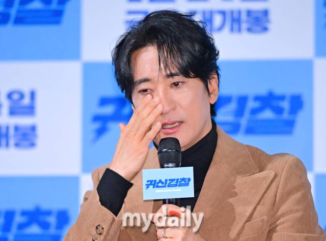 귀신경찰 신현준 故 김수미 떠올리며 눈물 홍보 함께하자고 했는데