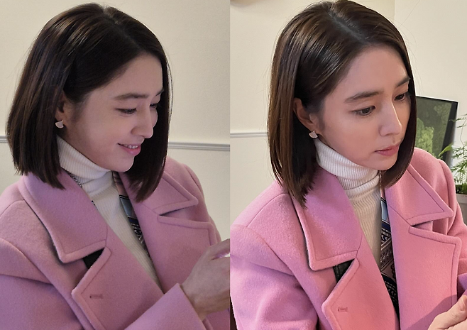 이민정 42살 맞아 핑크코트 입고 꽃남 시절 비주얼 그대로 웰니스라이프