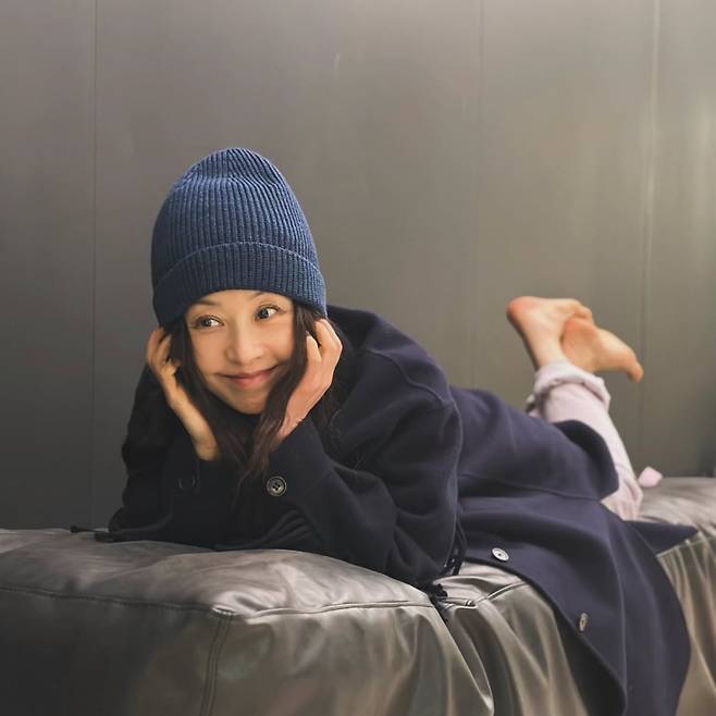 서정희 60대 맞아 비니 쓰니 20살은 어려보이는 비주얼 해피라이프