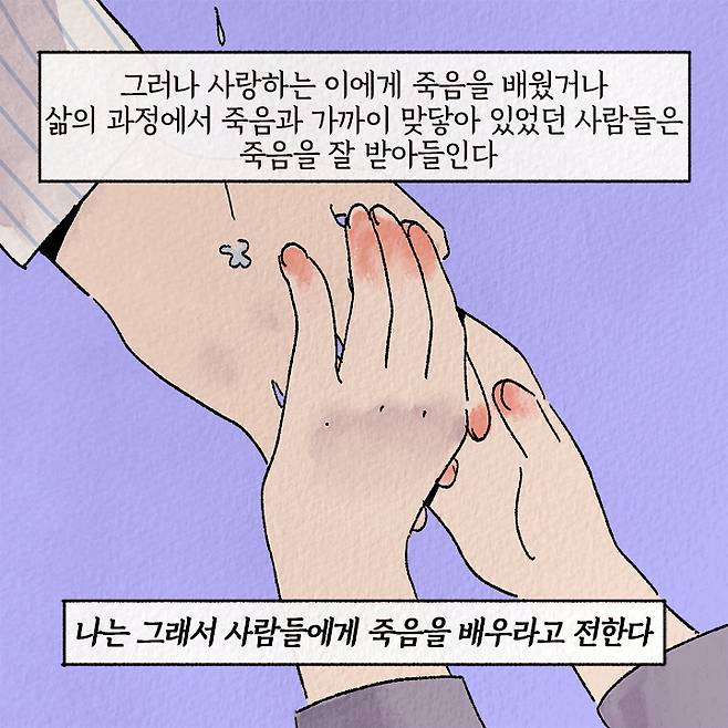 호스피스 의사 曰 부모님이 돌아가시기 직전에 꼭 하는 이 말 책썰미