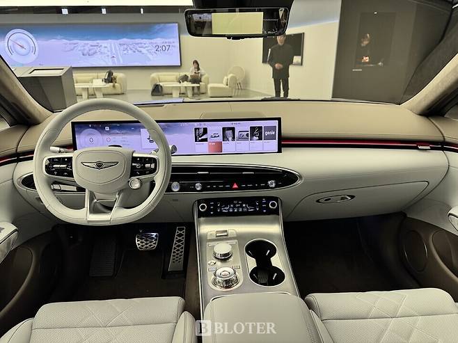 GV70 전기차 부분변경 보니...'헤이 제네시스' 호출 추가[카미경] | 블로터